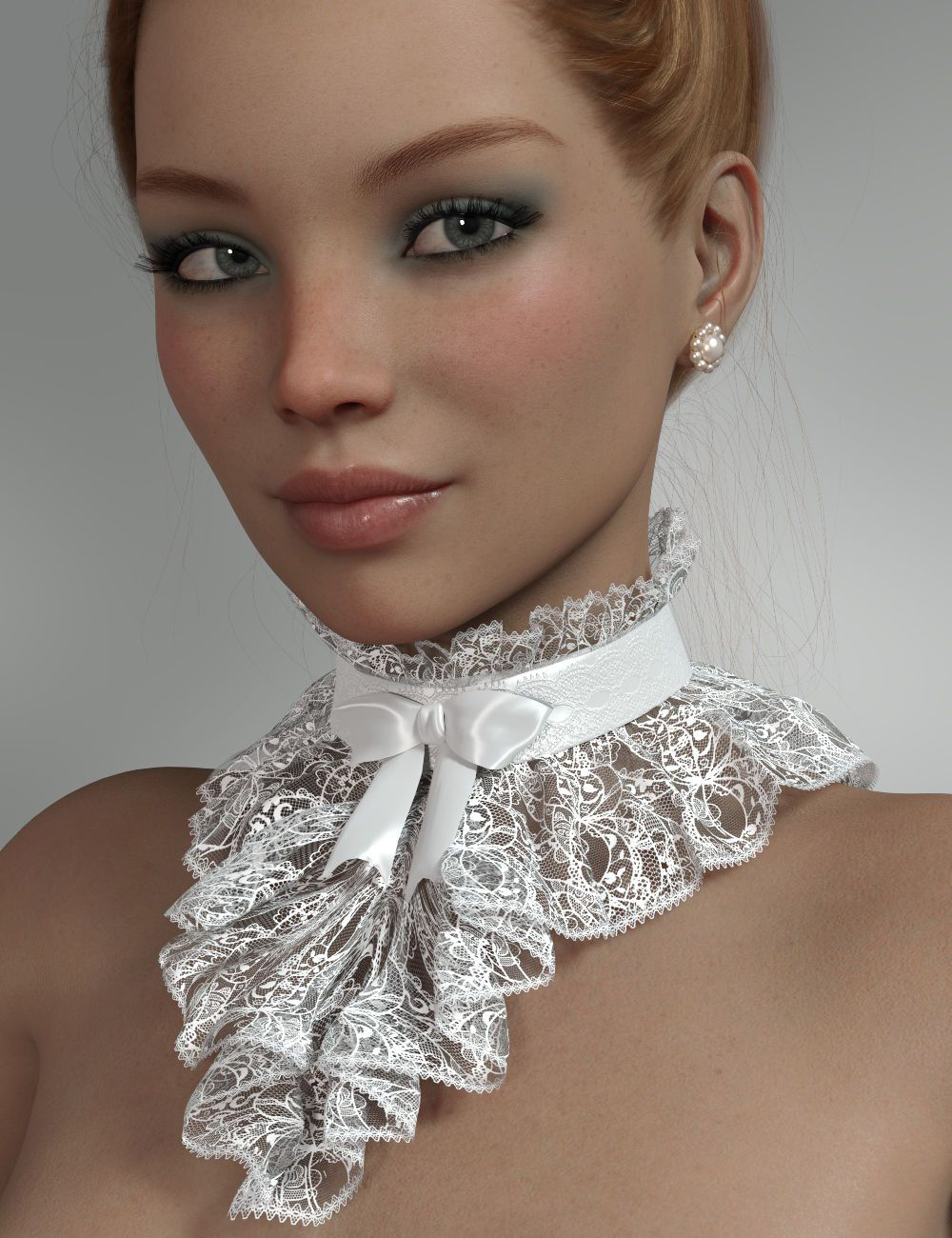 Neck Romance Collars for Genesis 8 and 8.1 Females | Daz 3D