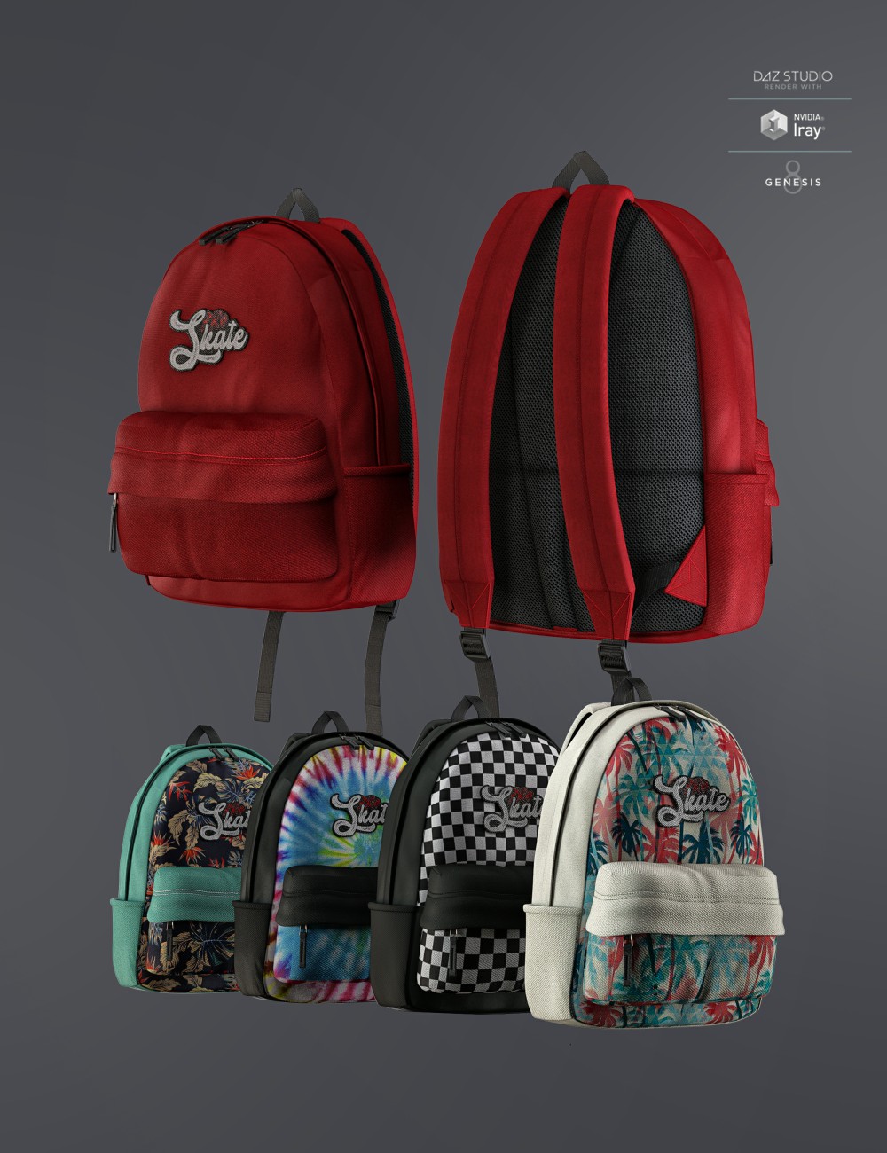Skater Girl Bundle | Daz 3D