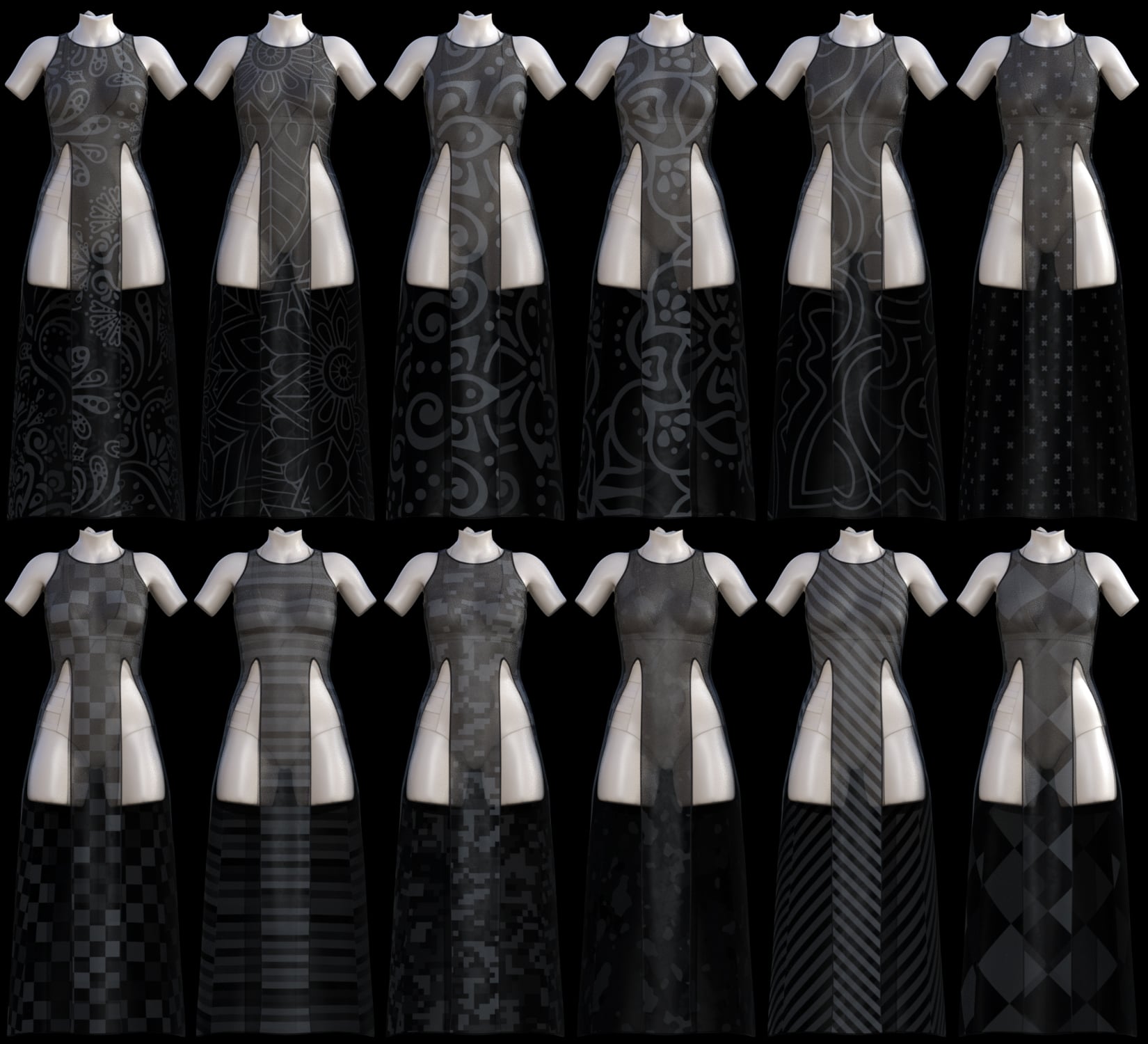 dForce Beautiful Summer Swimsuit Textures | Daz 3D