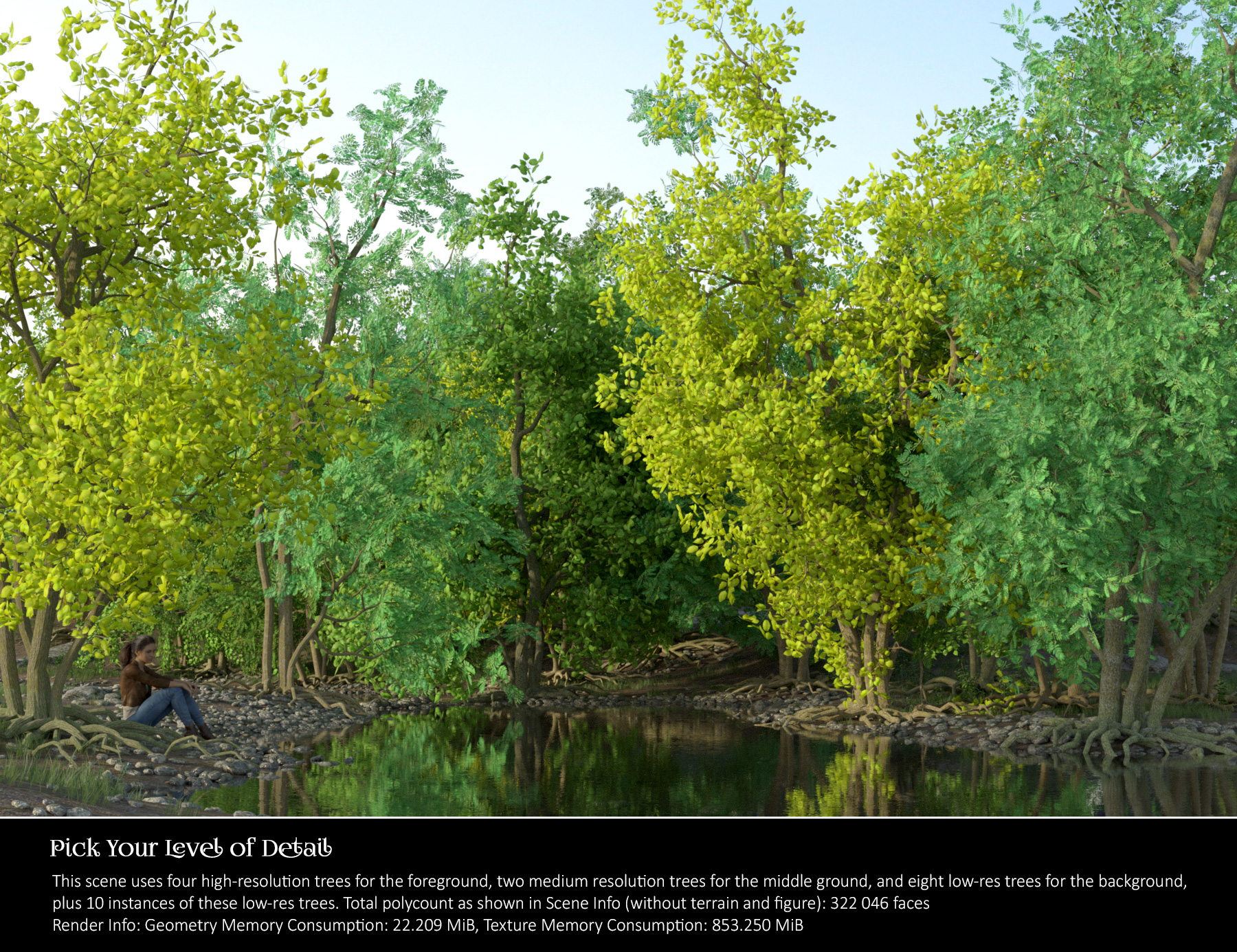 Randomizable Trees 2 | Daz 3D