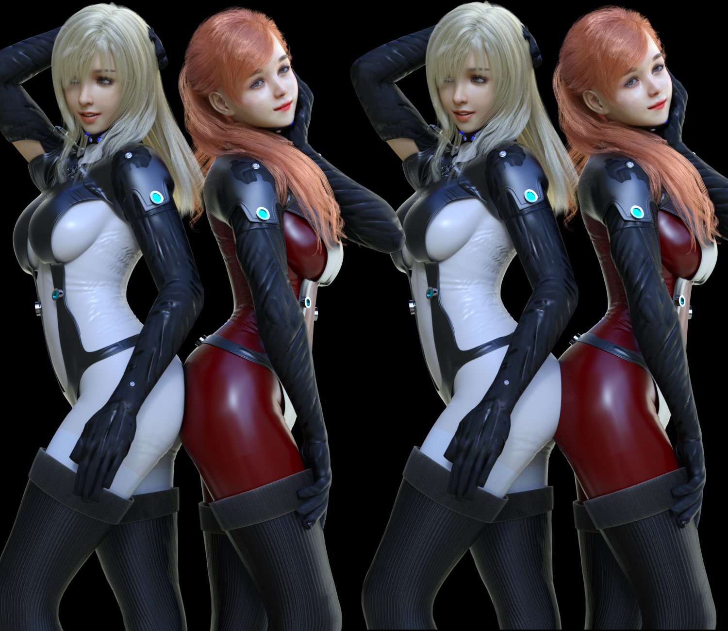 Hs Dforce Hip And Breast V2 For Genesis 3 8 And 8 1 Females Daz 3d