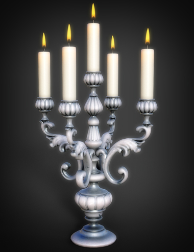 B.E.T.T.Y. Vintage Candelabras | Daz 3D