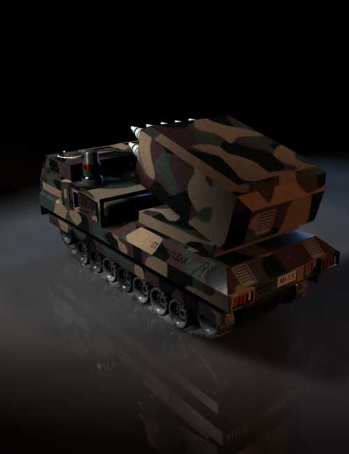 SR31 Mobile Missile Launcher | Daz 3D