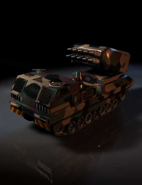 SR31 Mobile Missile Launcher | Daz 3D