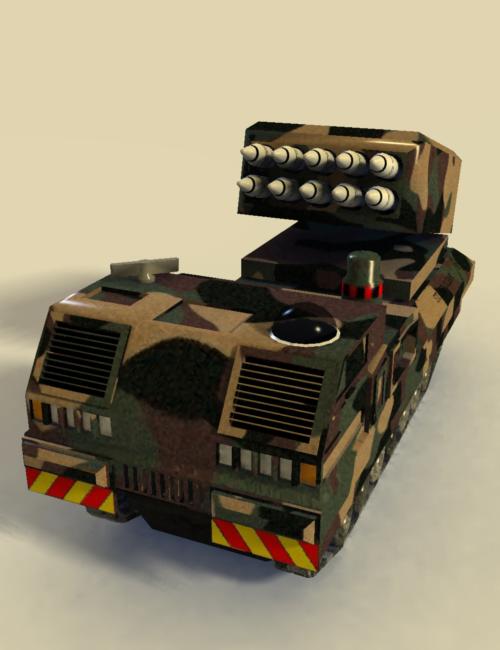 SR31 Mobile Missile Launcher | Daz 3D
