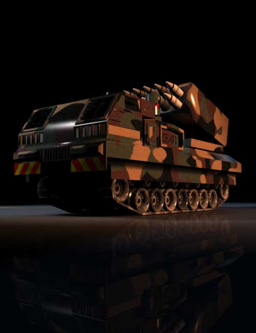 SR31 Mobile Missile Launcher | Daz 3D
