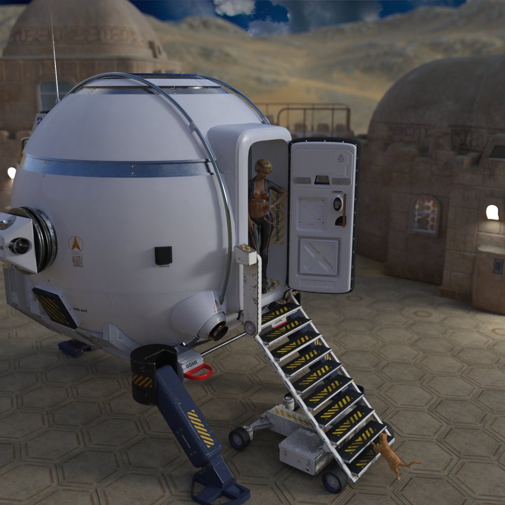 Artemis 13 Trans Lunar Tractor | Daz 3D