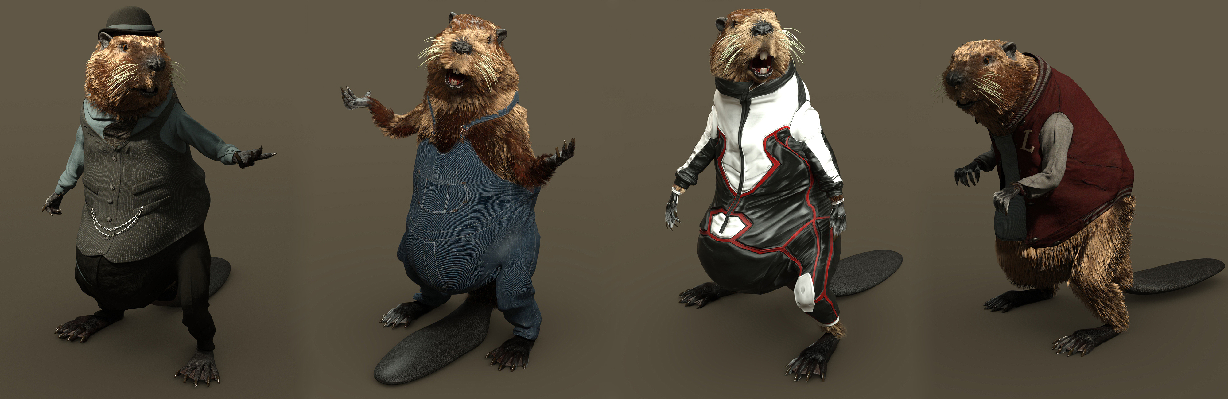 Storybook Beaver for Genesis 8.1 Males | Daz 3D