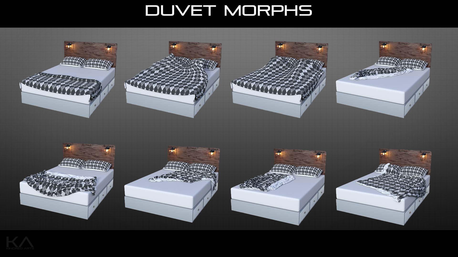 Ultimate dForce Bed 2 | Daz 3D