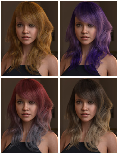 2021-17 Hair Texture Expansion | Daz 3D