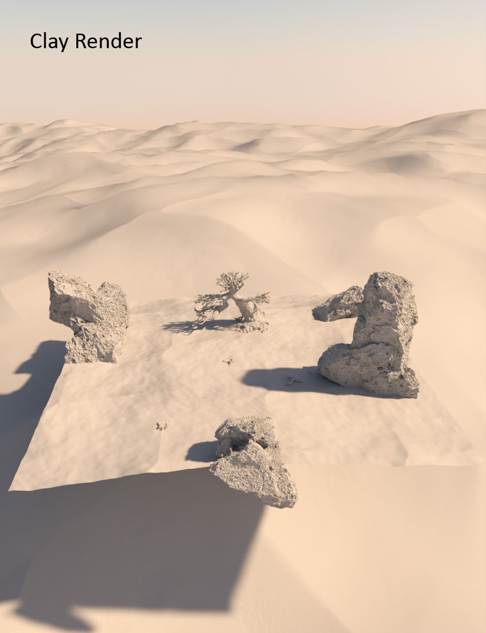 Desolate Desert Rocks | Daz 3D