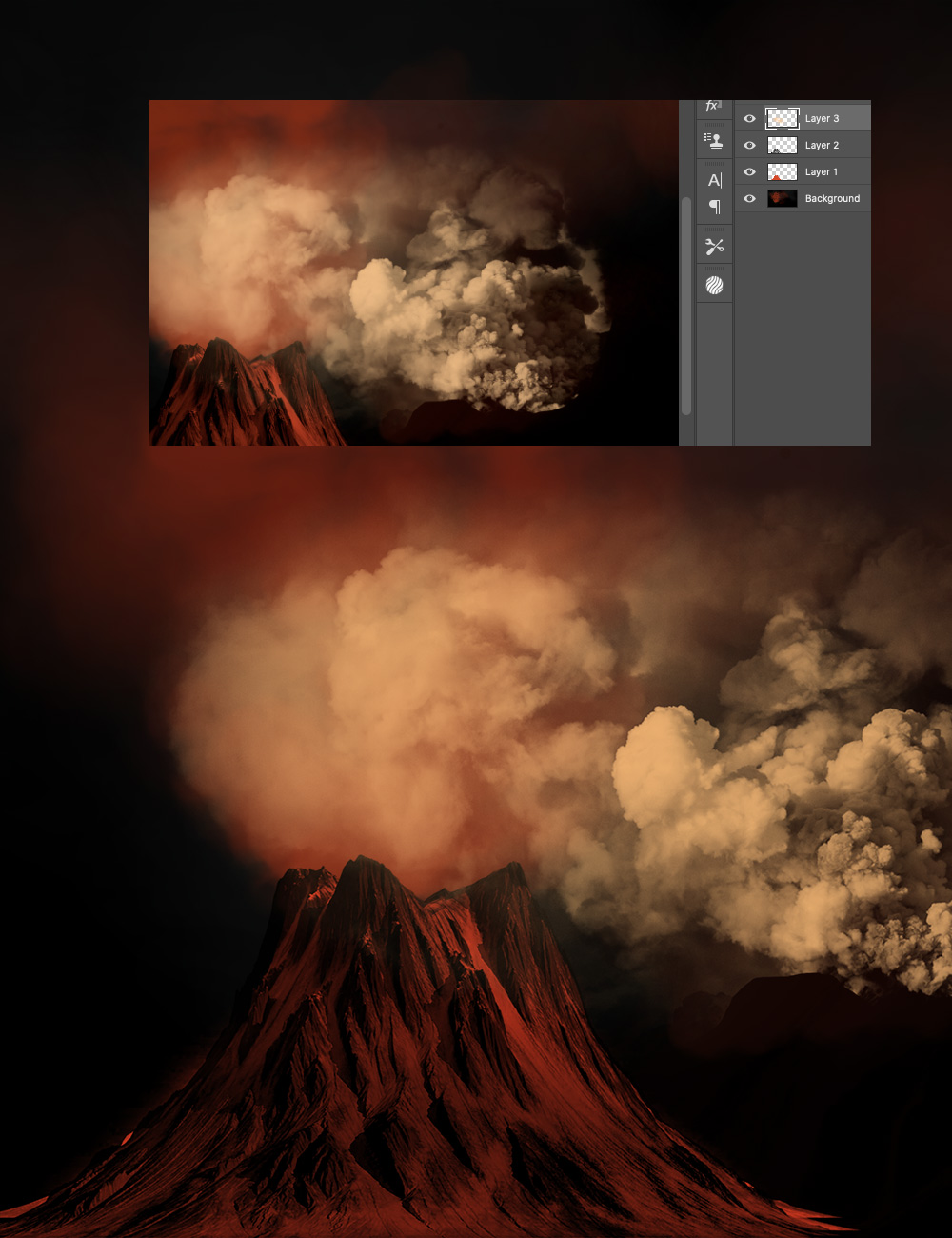 GNBD Volcano Creator Brushes | Daz 3D