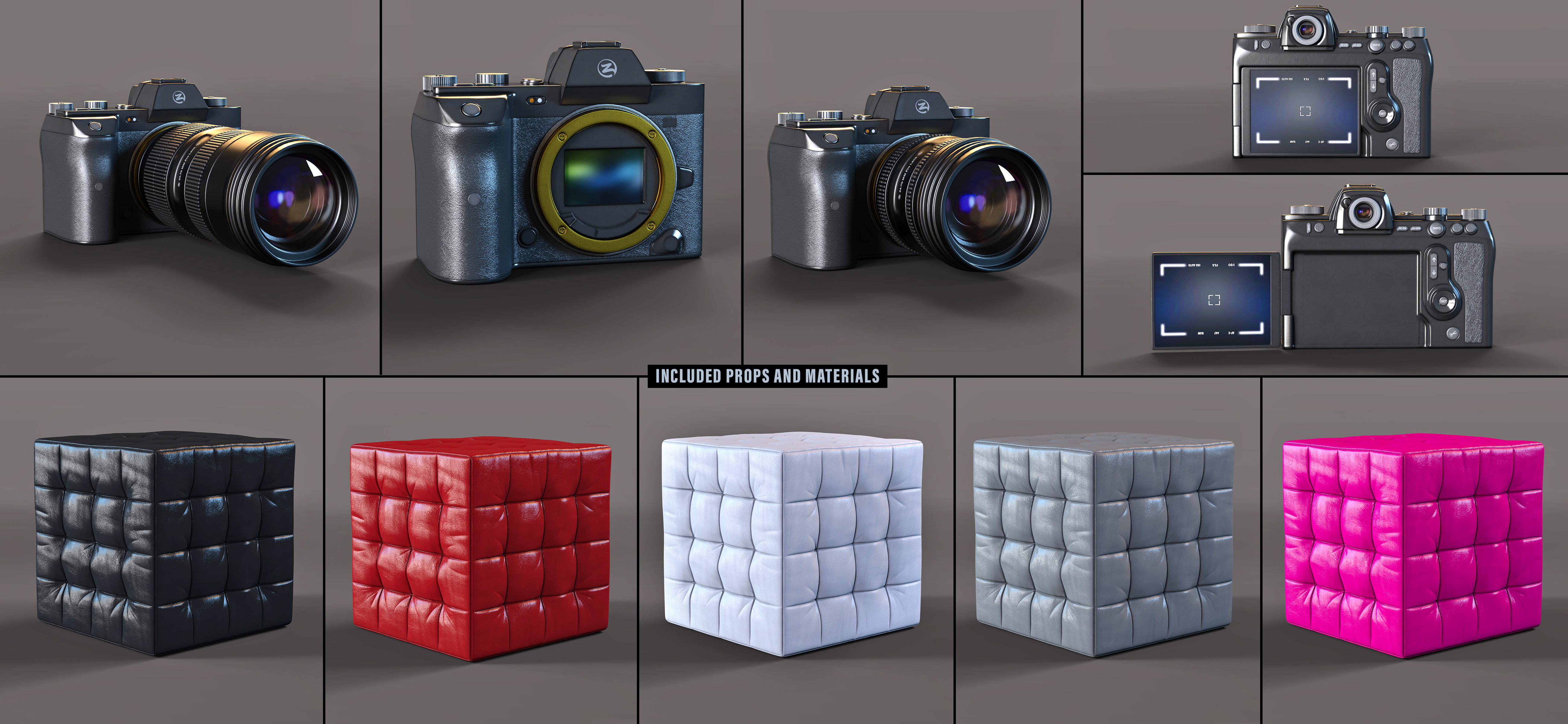 Z Private Photoshoot Camera and Poses for Genesis 8 | Daz 3D