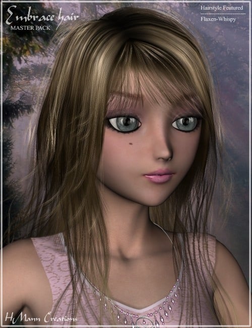 Savannah and Embrace Mega Hair Pak | Daz 3D Savannah and Embrace Mega Hair Pak | Daz 3D