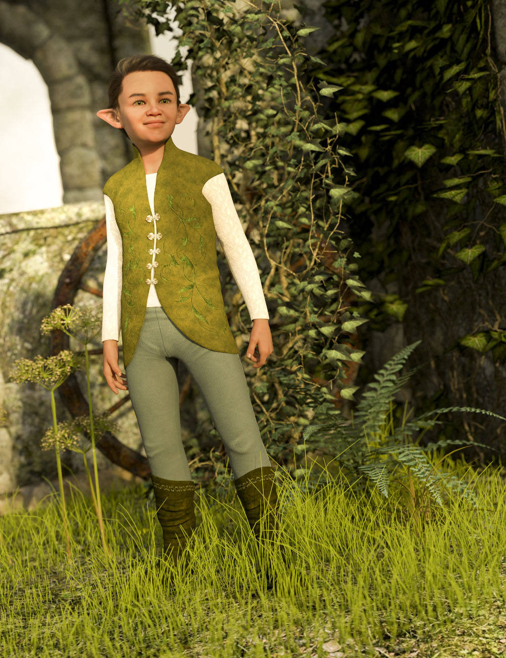 Aethor Outfit for Genesis 8 and 8.1 Males | Daz 3D