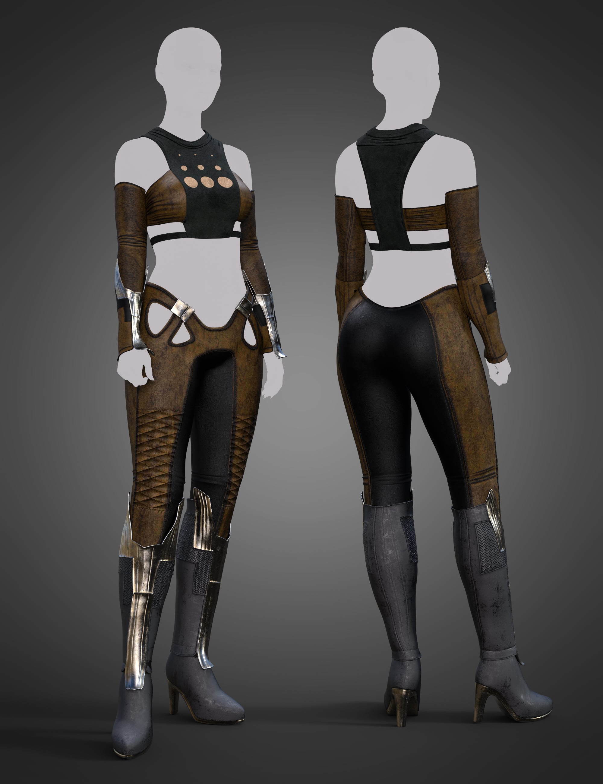 CosmoCitizen Sci-fi Outfit Textures | Daz 3D