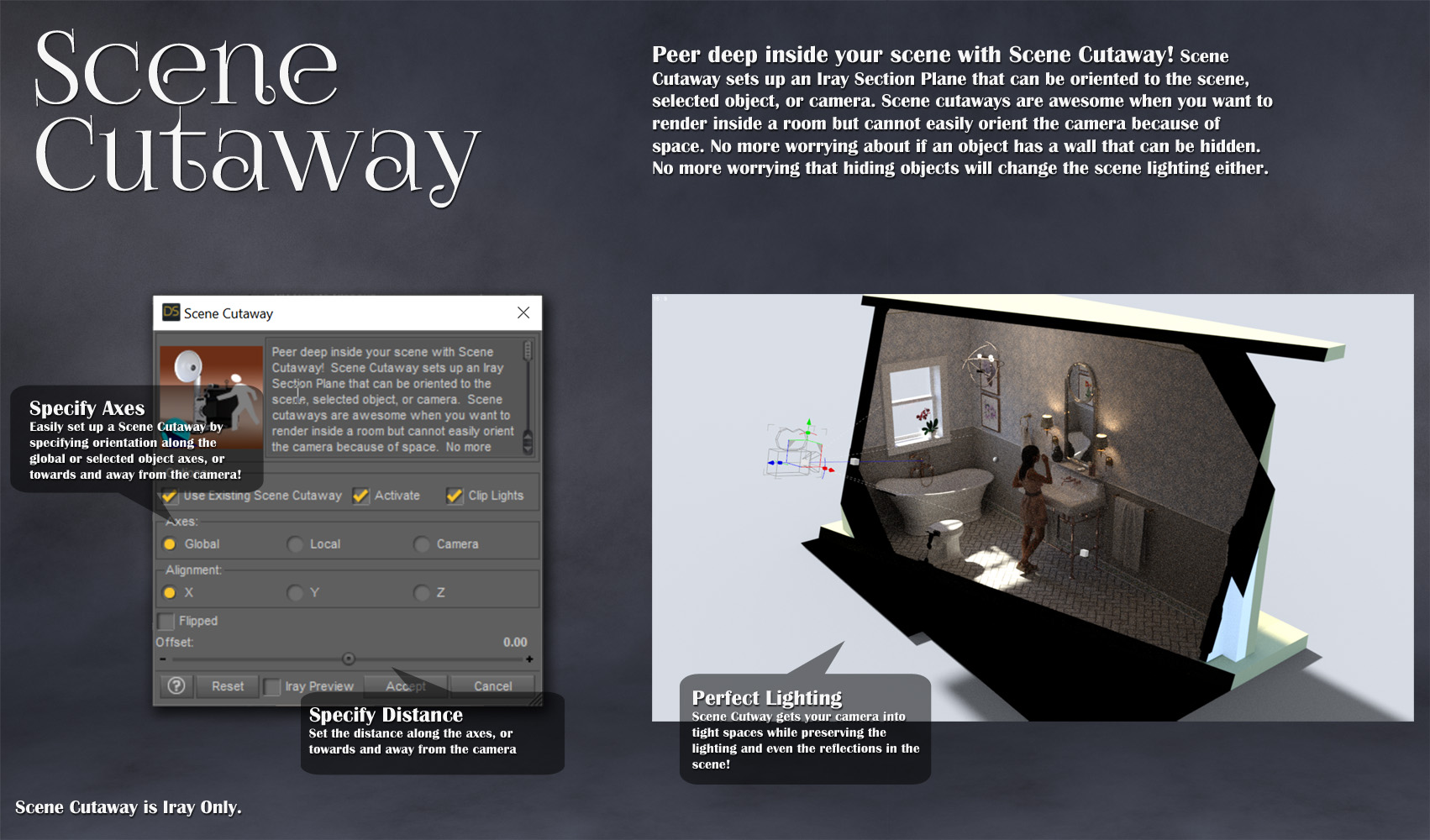 Camera Cutaway | Daz 3D