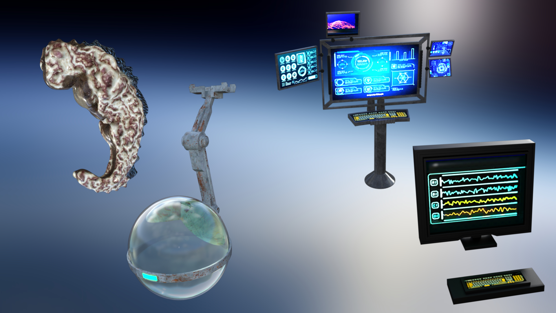 Cryo Sphere Lab | Daz 3D