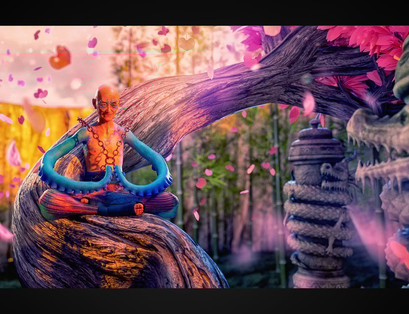 FPE Tentacle Arms Add-On for Genesis 8 Males | Daz 3D