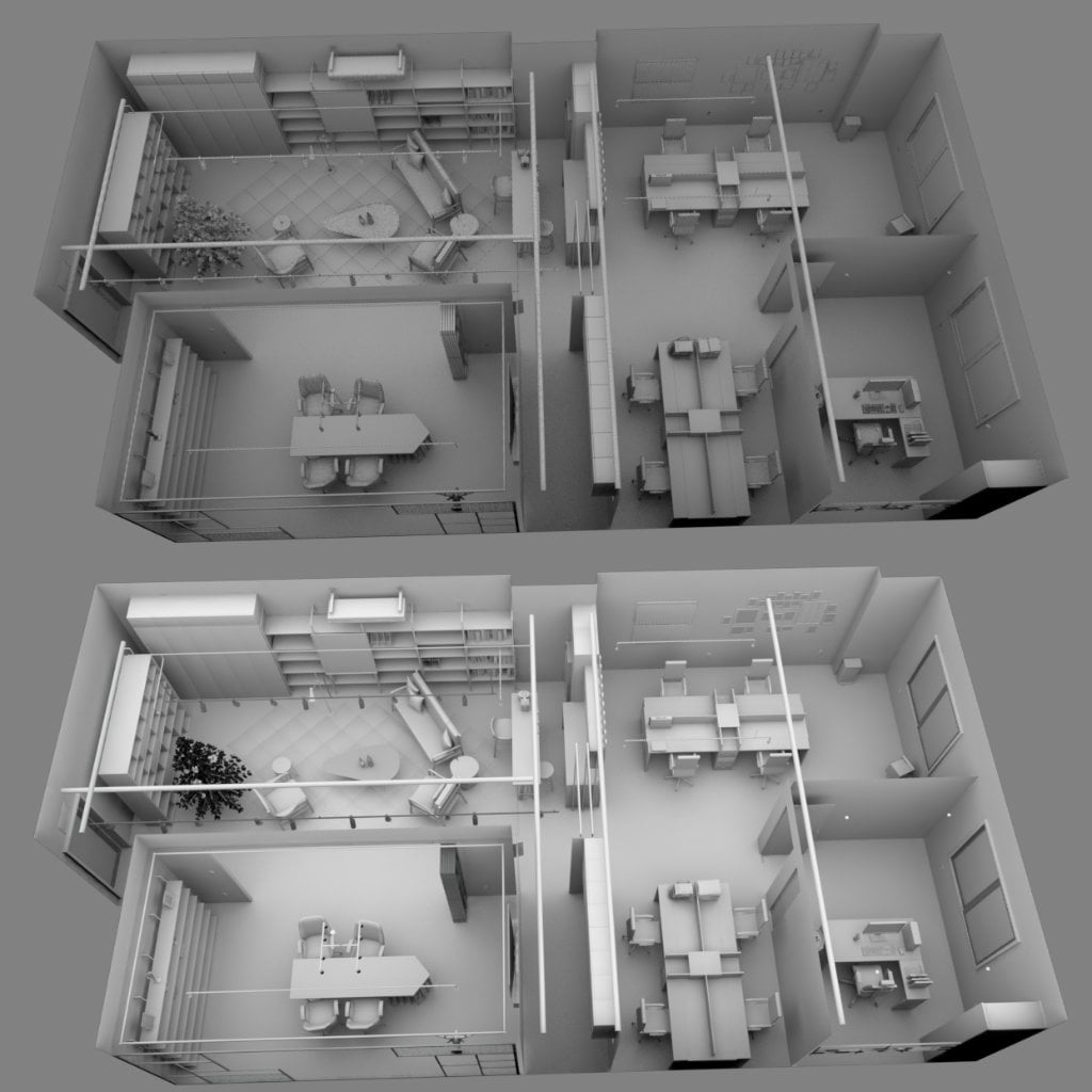 FG Industrial Rustic Office | Daz 3D