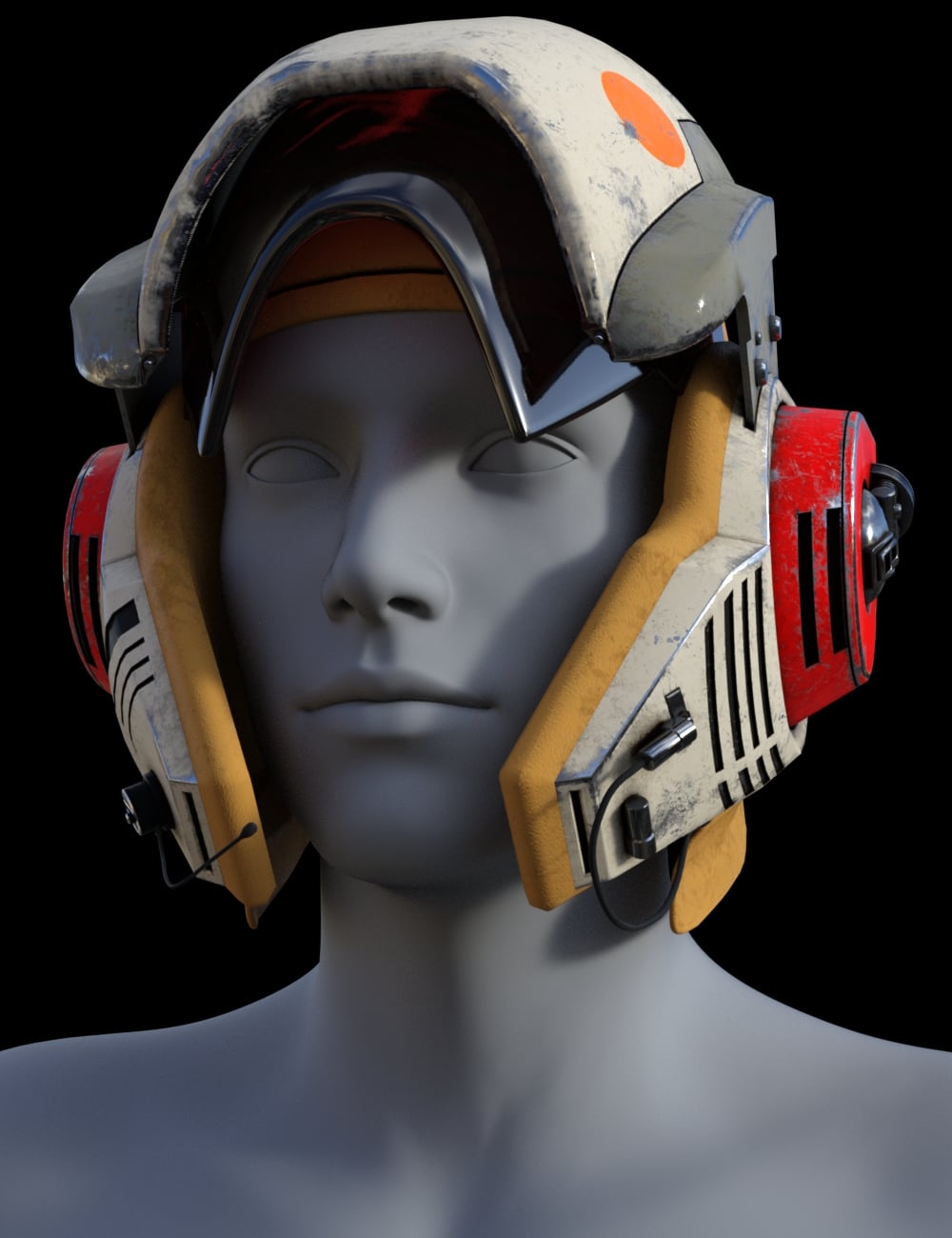 TALON V-Wing Pilot Helmet for Genesis 8 | Daz 3D