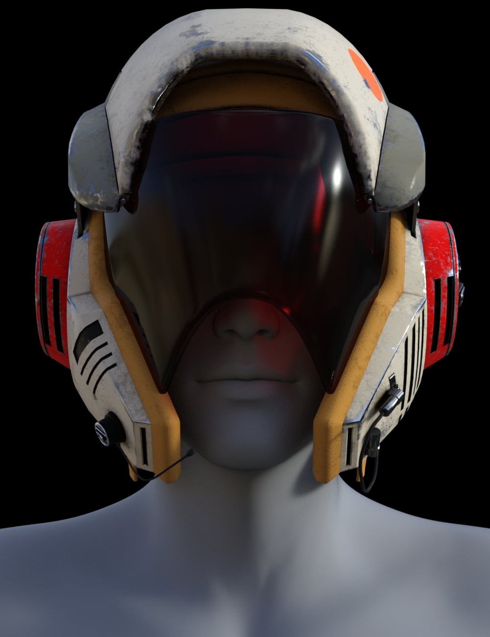 TALON V-Wing Pilot Helmet for Genesis 8 | Daz 3D