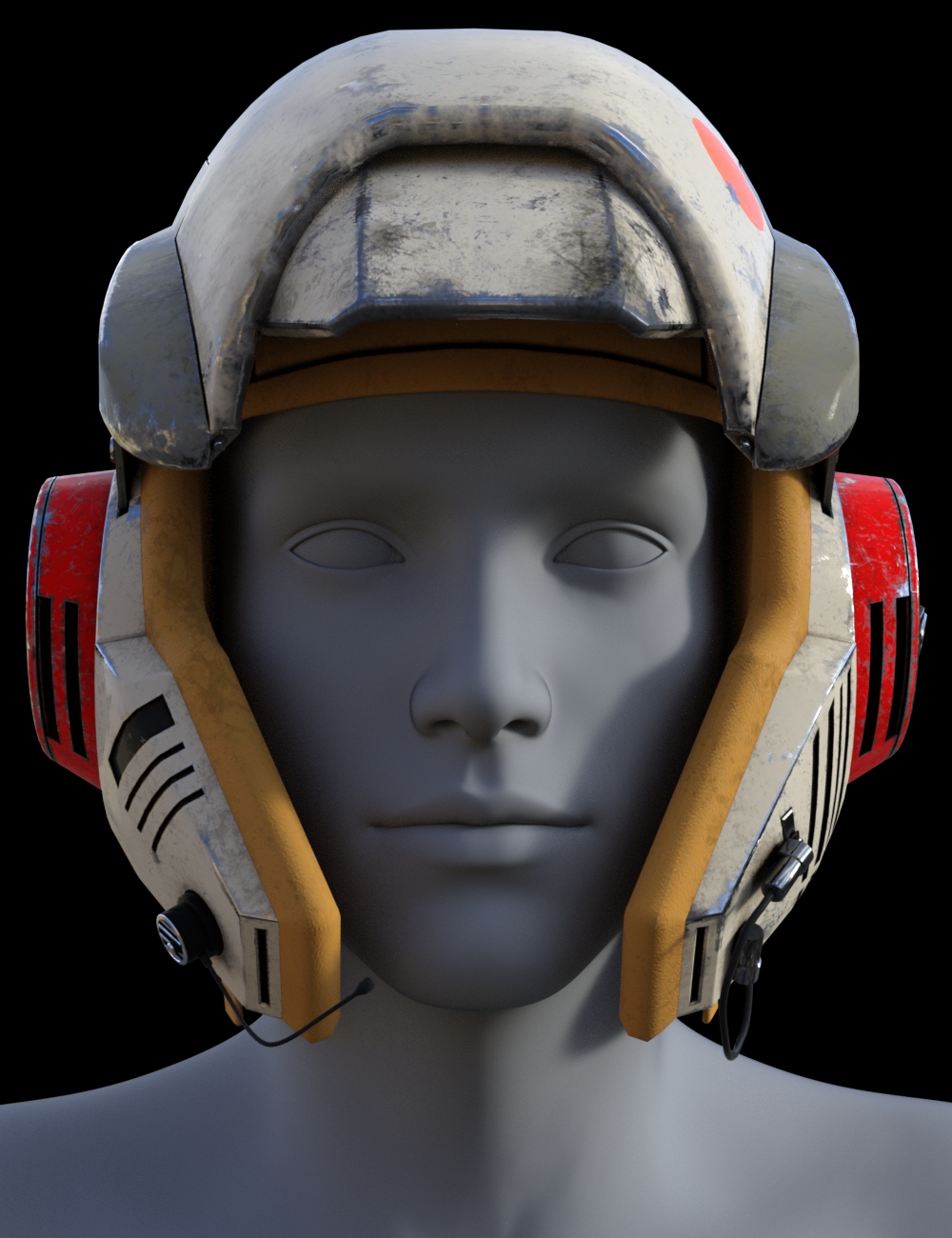 TALON V-Wing Pilot Helmet for Genesis 8 | Daz 3D
