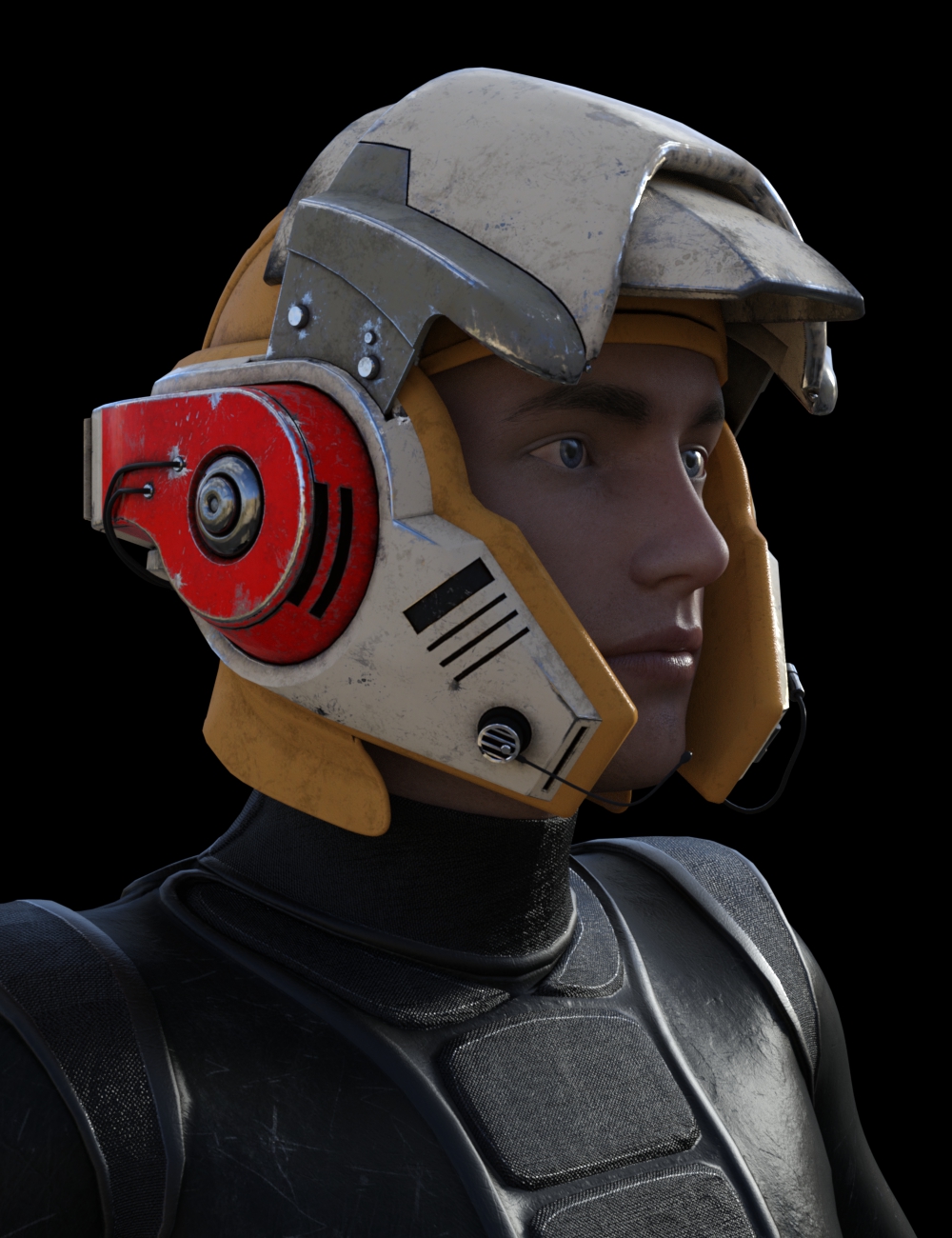 TALON V-Wing Pilot Helmet for Genesis 8 | Daz 3D