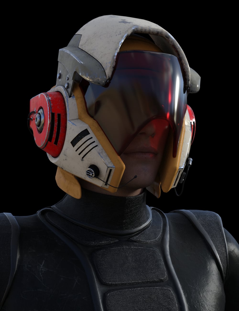 TALON V-Wing Pilot Helmet for Genesis 8 | Daz 3D