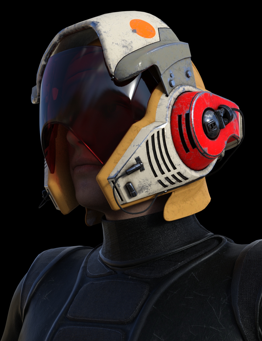 TALON V-Wing Pilot Helmet for Genesis 8 | Daz 3D