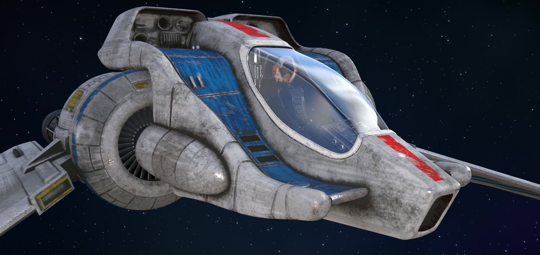 TALON V-Wing Pilot Helmet for Genesis 8 | Daz 3D