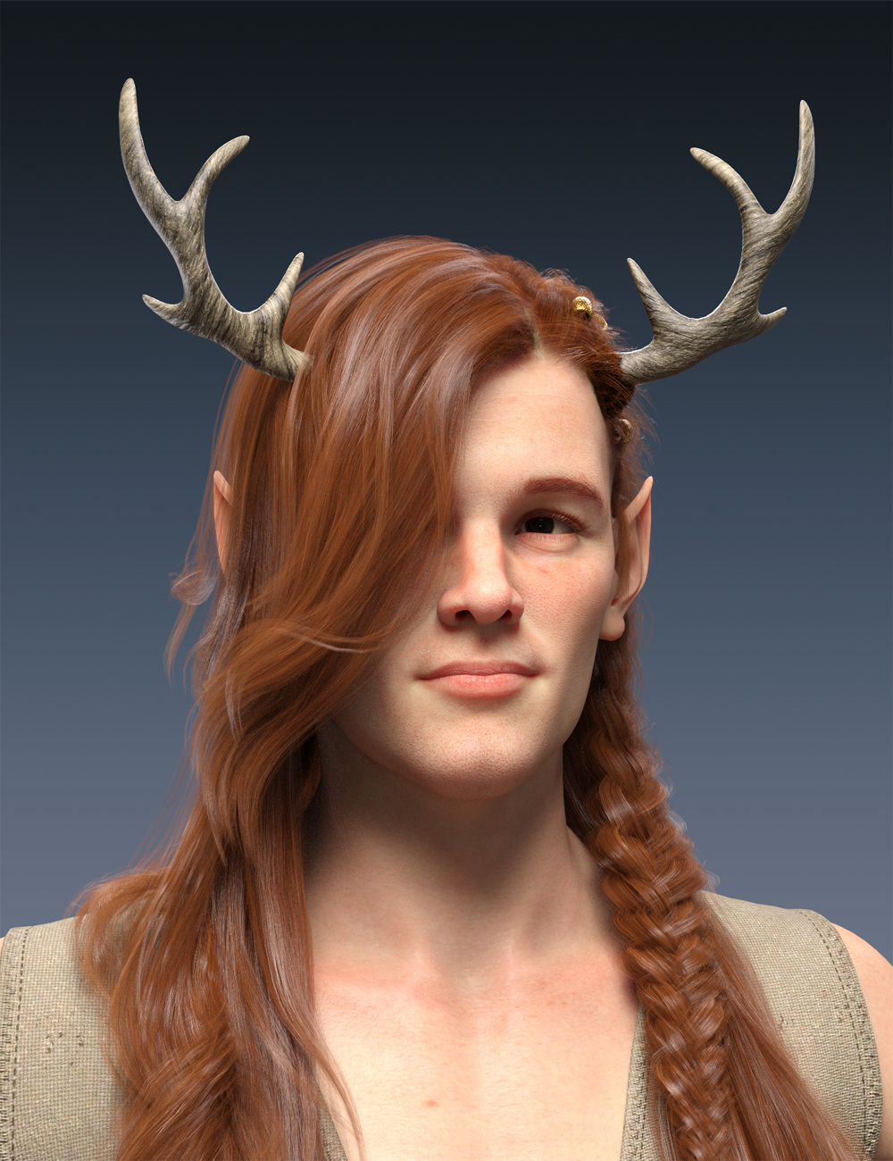 Antlers for Genesis 8 and 8.1 Males | Daz 3D