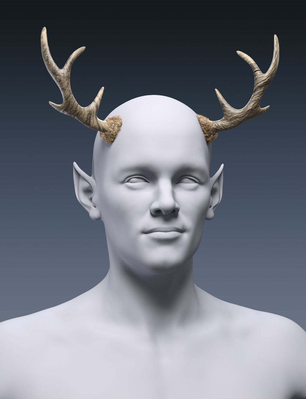 Antlers for Genesis 8 and 8.1 Males | Daz 3D