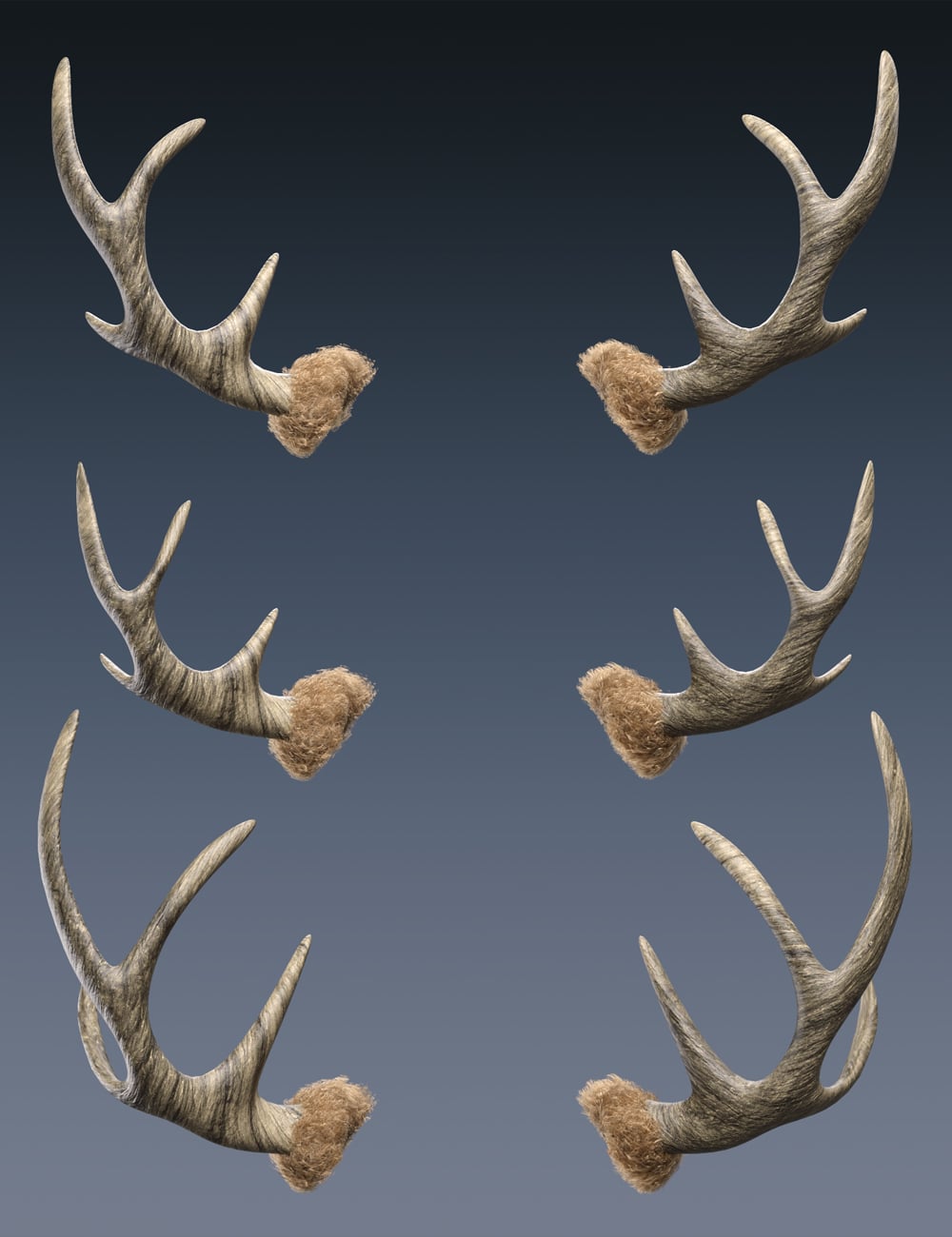 Antlers for Genesis 8 and 8.1 Males | Daz 3D