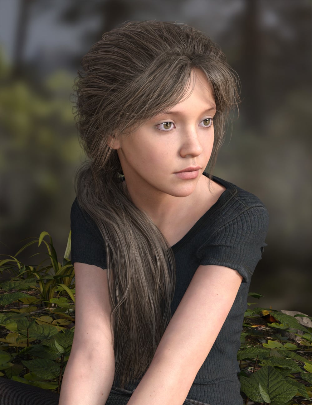 MRL Messy Hair Bundle | Daz 3D