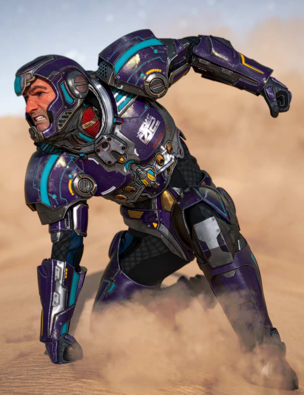 Senator Greaves 8.1 Intergalactic Soldier Bundle | Daz 3D