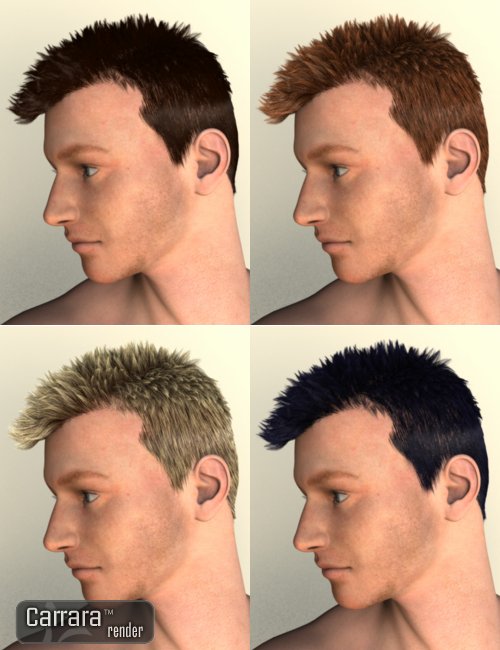 M4 Metro Hair | Daz 3D