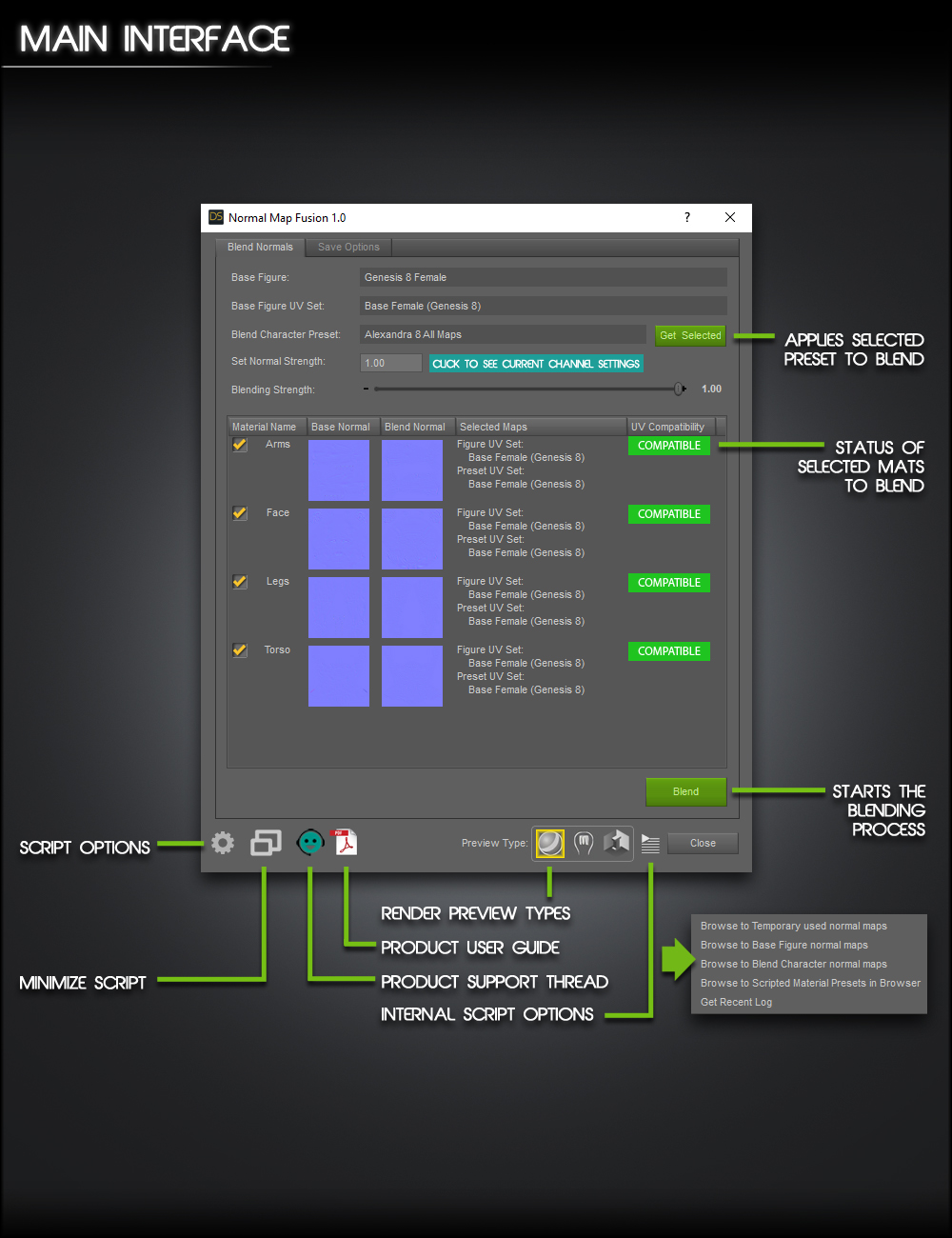 Normal Map Fusion for Genesis 3, 8, and 8.1 | Daz 3D