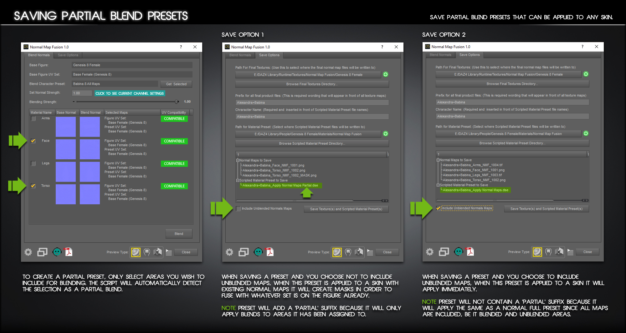 Normal Map Fusion for Genesis 3, 8, and 8.1 | Daz 3D
