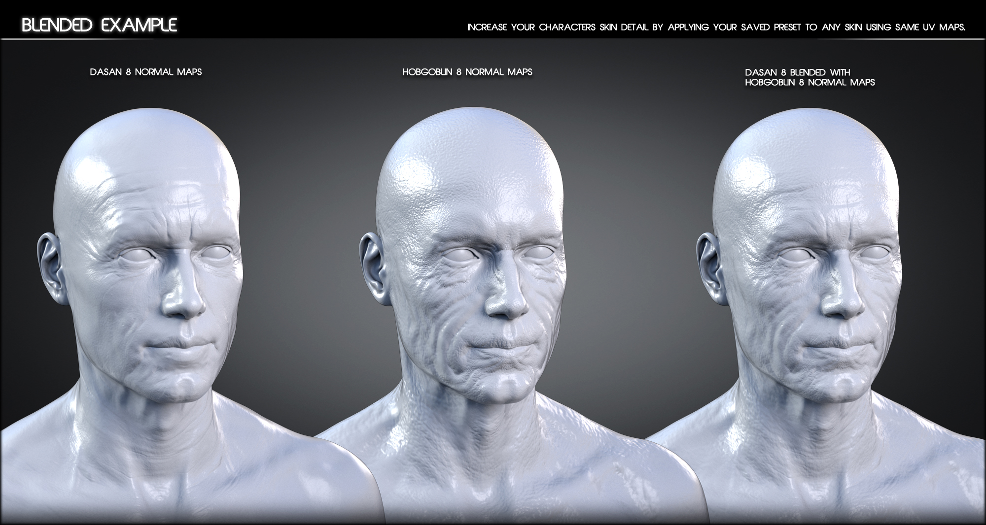 Normal Map Fusion for Genesis 3, 8, and 8.1 | Daz 3D