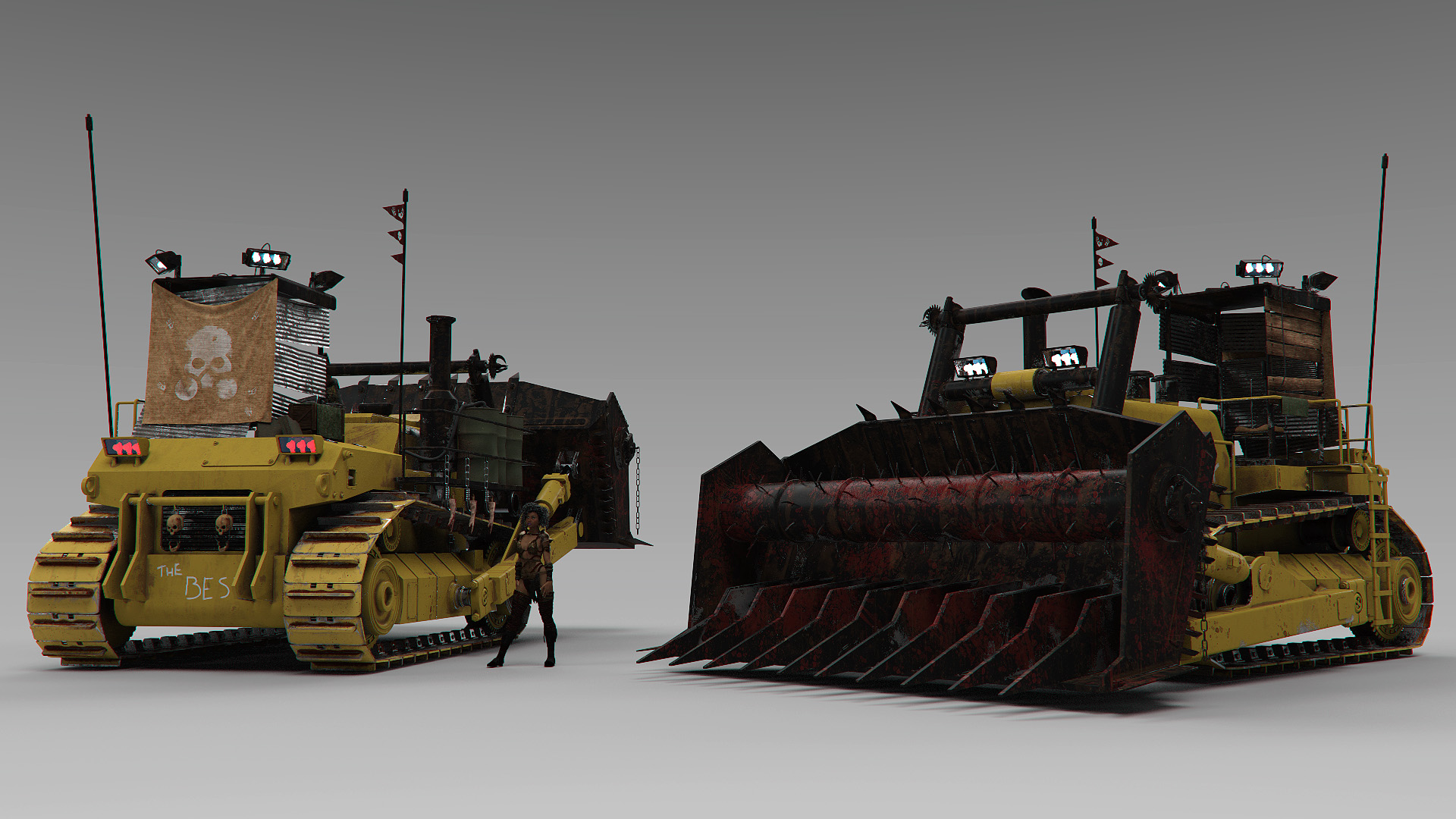 Bulldozer The Beast | Daz 3D