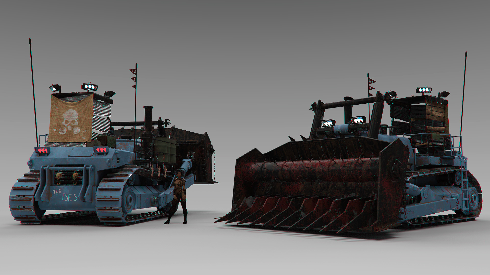 Bulldozer The Beast | Daz 3D