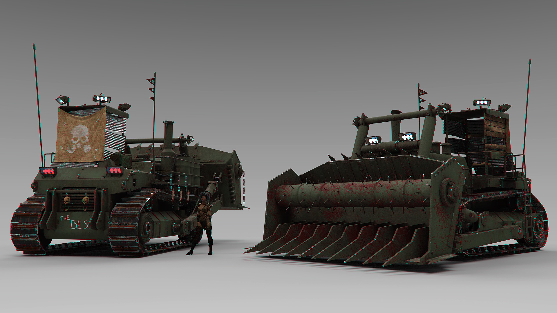 Bulldozer The Beast | Daz 3D