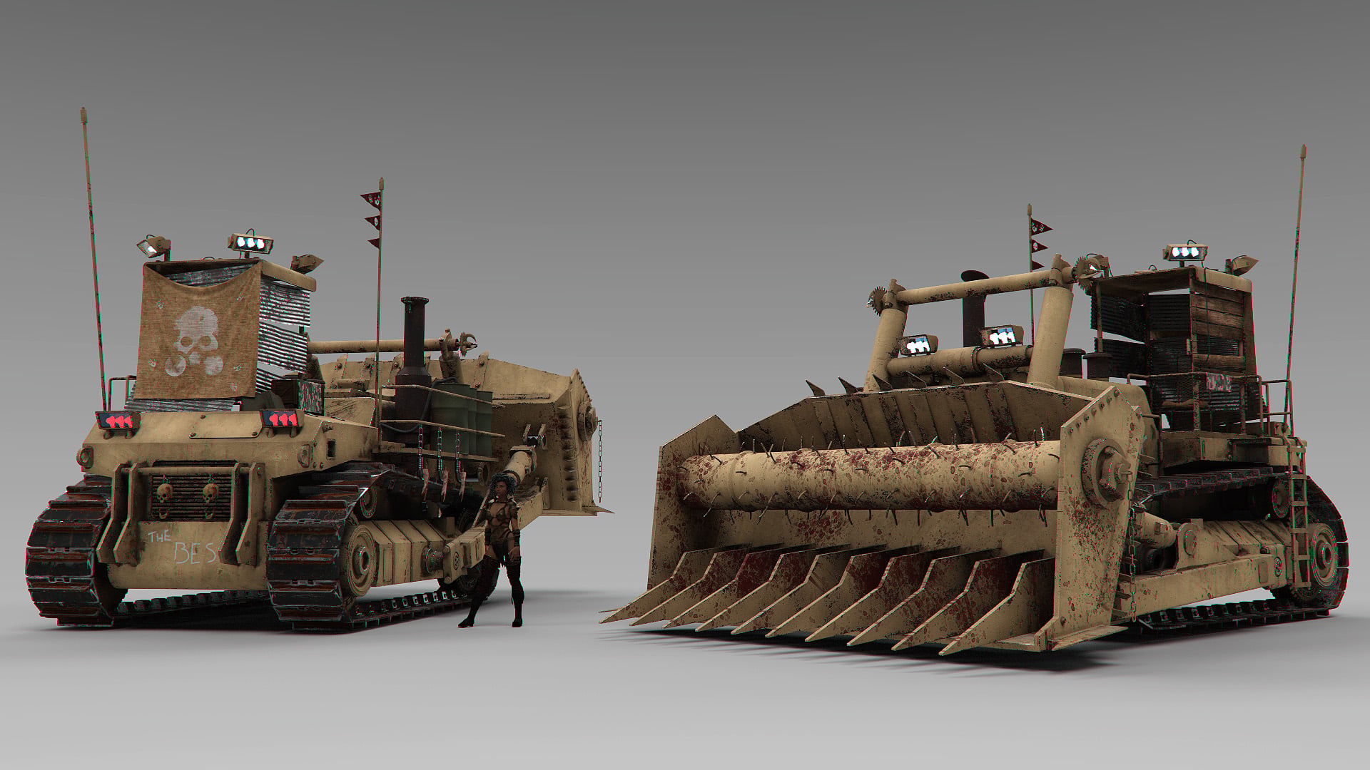 Bulldozer The Beast | Daz 3D