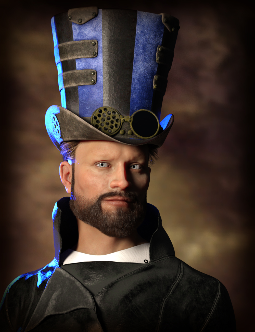 Steamy Hats and Glasses Bundle for Genesis 8 | Daz 3D