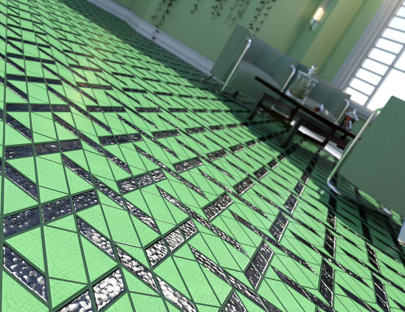 Geometric Tile Iray Shaders Vol 1 | Daz 3D