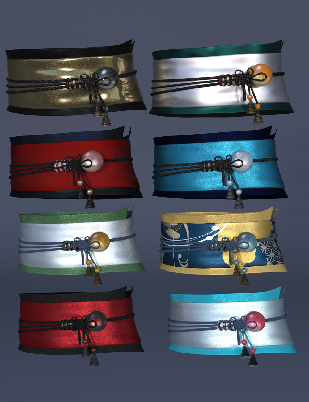 Oni Shadow Belt for Genesis 8 and 8.1 Females | Daz 3D