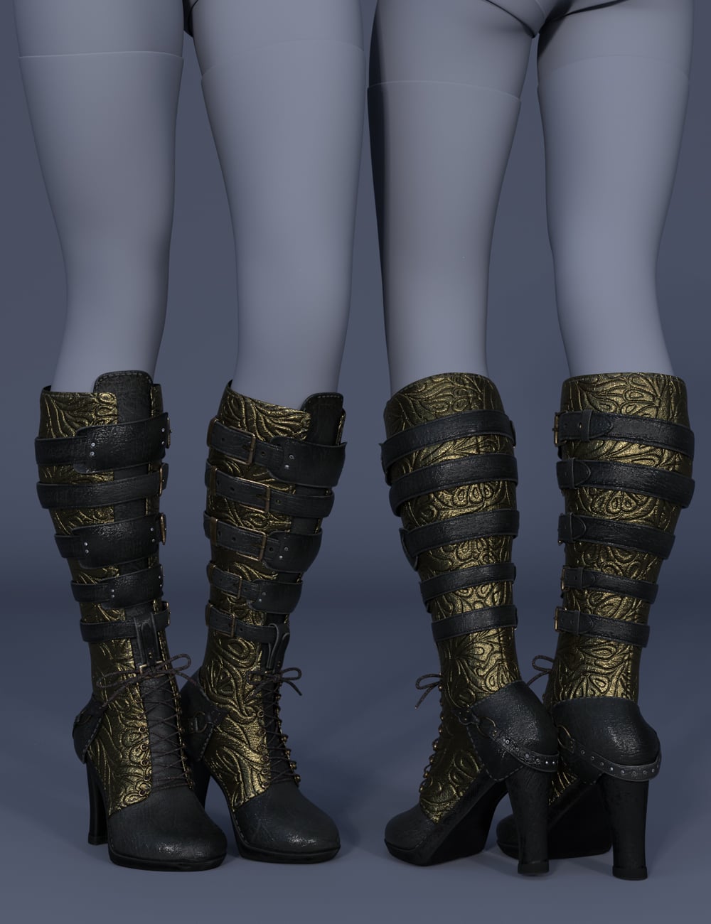 dForce Oni Shadow Outfit for Genesis 8 and 8.1 Females | Daz 3D