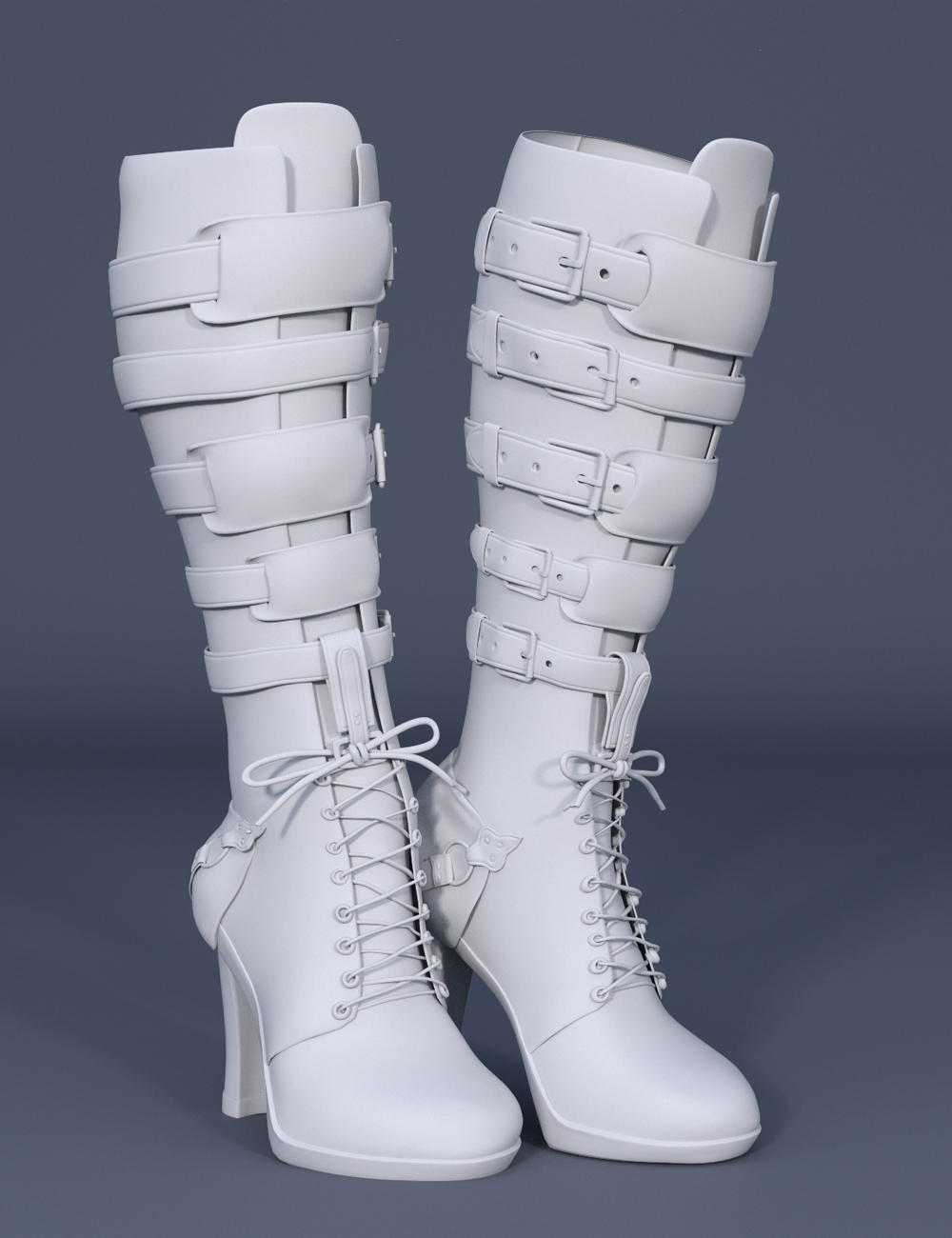 Oni Shadow Boots for Genesis 8 and 8.1 Females | Daz 3D