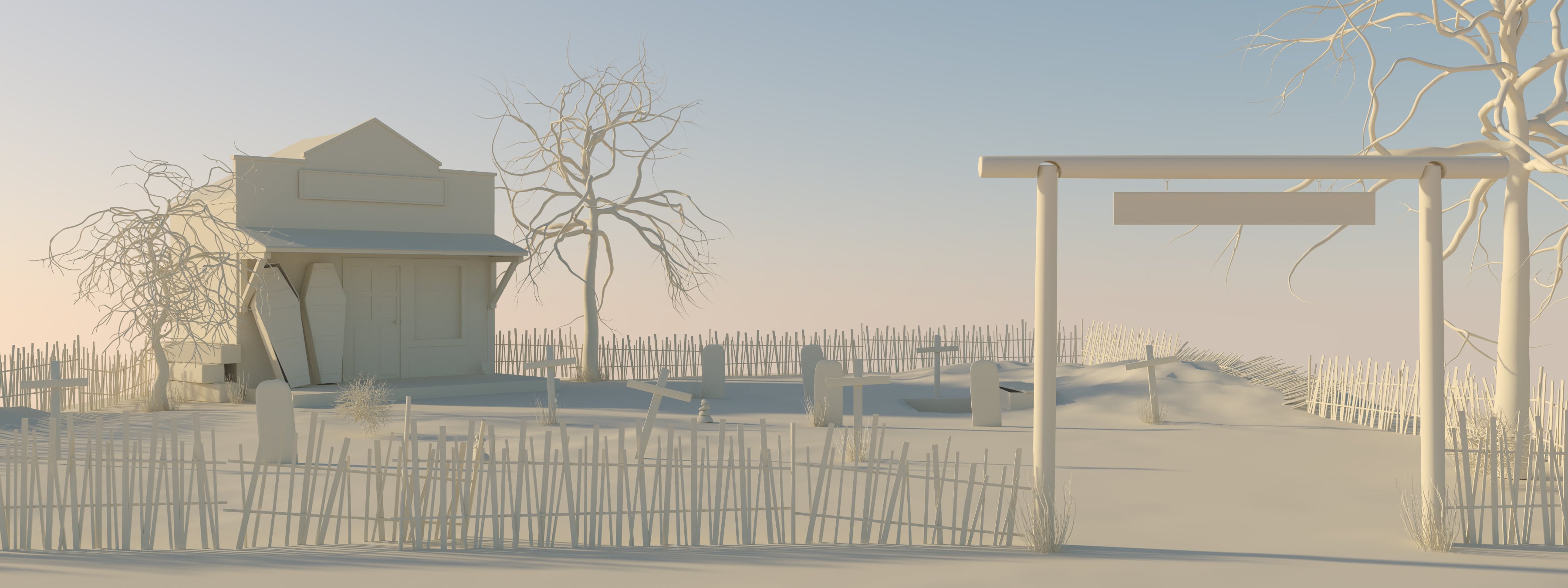 Bad Judgment Cemetery: Wild West Graveyard | Daz 3D
